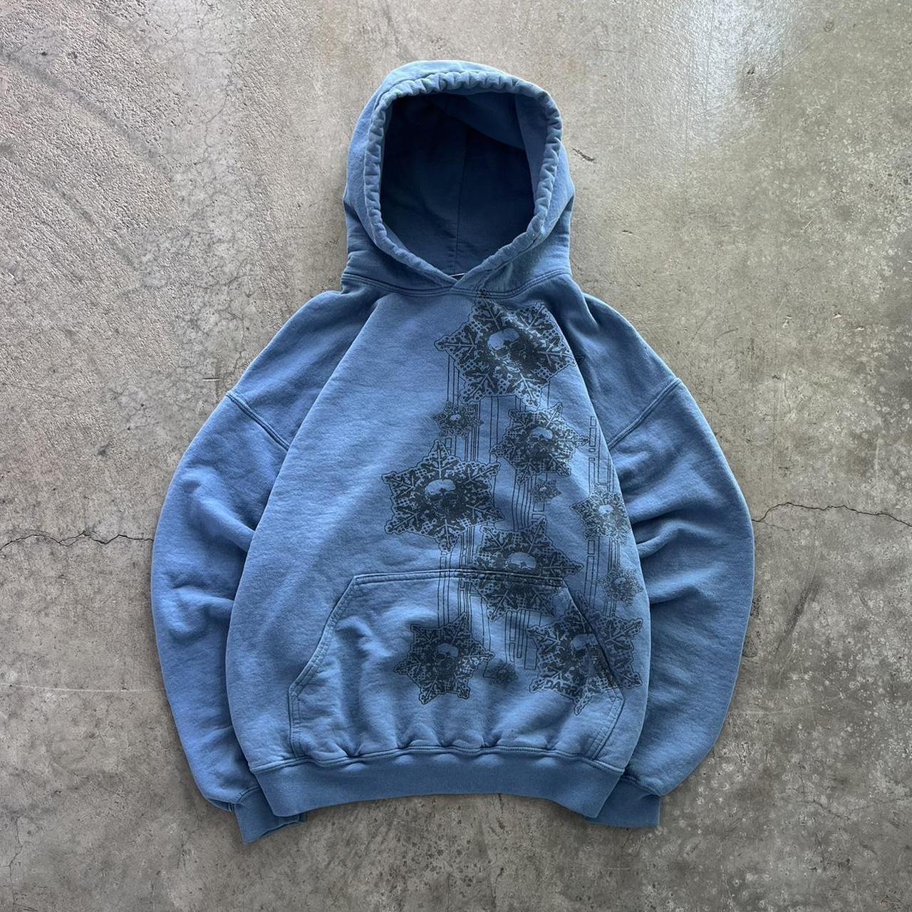 insane vintage y2k early 2000’s light blue grunge... - Depop