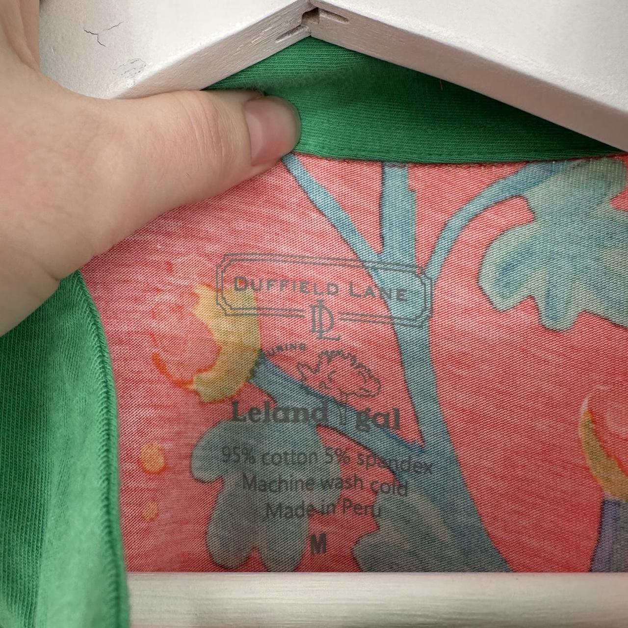 Duffield Lane x Leland Gal Coral Floral sleeveless... | Depop