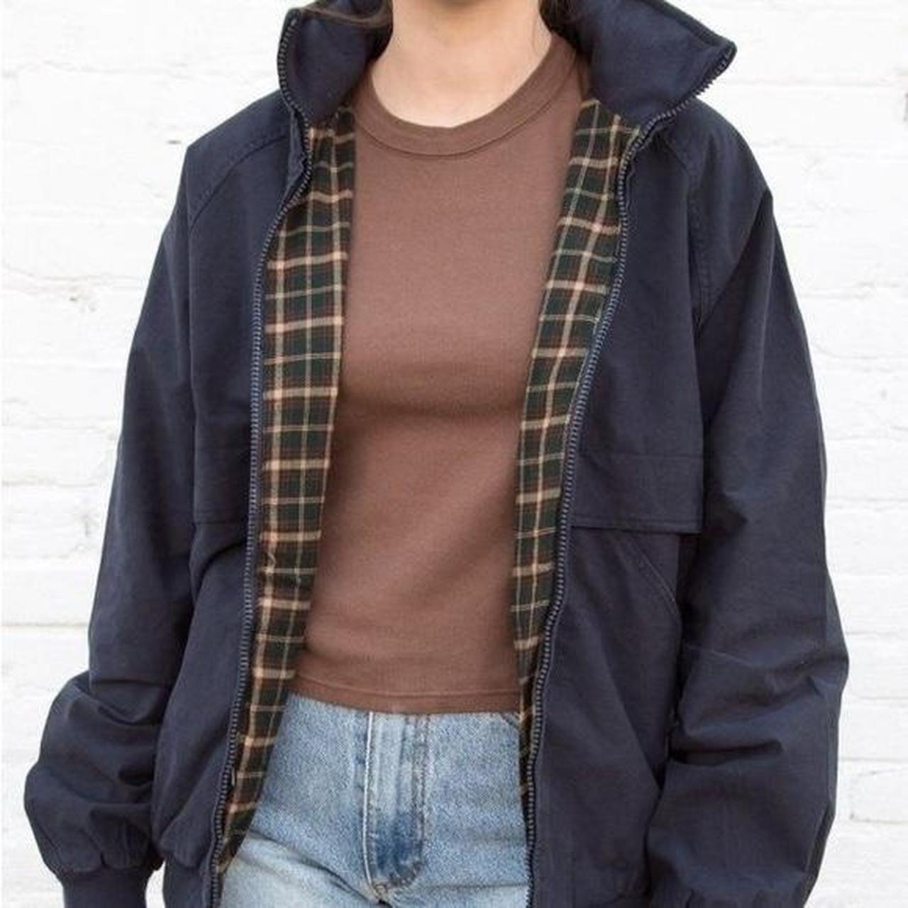 RESERVED BRANDY MELVILLE LUCY WINDBREAKER JACKET... - Depop