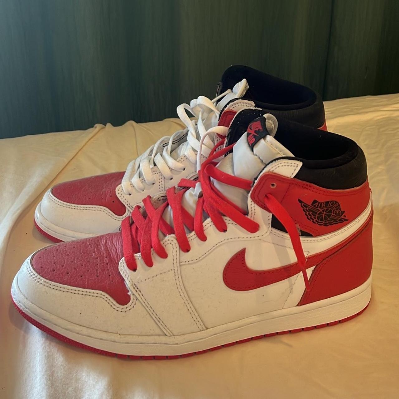 Air Jordan 1 university red/white/black Perfect... - Depop
