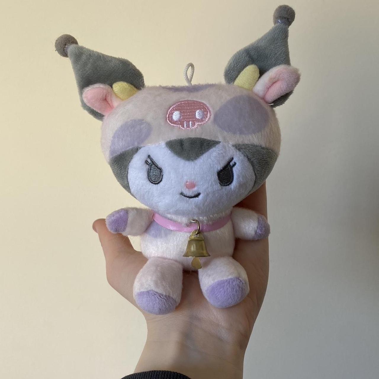 OFFICIAL Sanrio Kuromi Keyring(?) Plush super cute,... - Depop