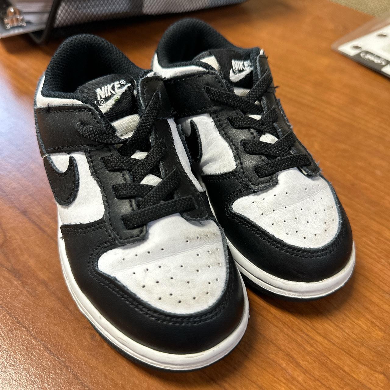 Nike Dunk Pandas Size 9C kids. See pics for... - Depop