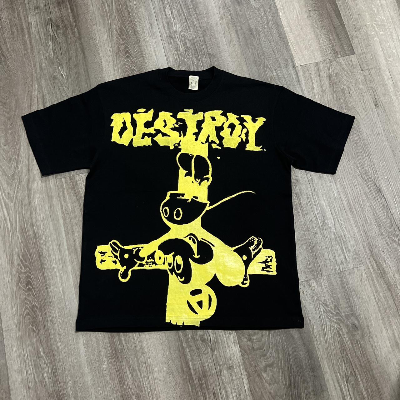 ONLY 1 LEFT Heavy weight t shirt Anarchy Mickey... - Depop