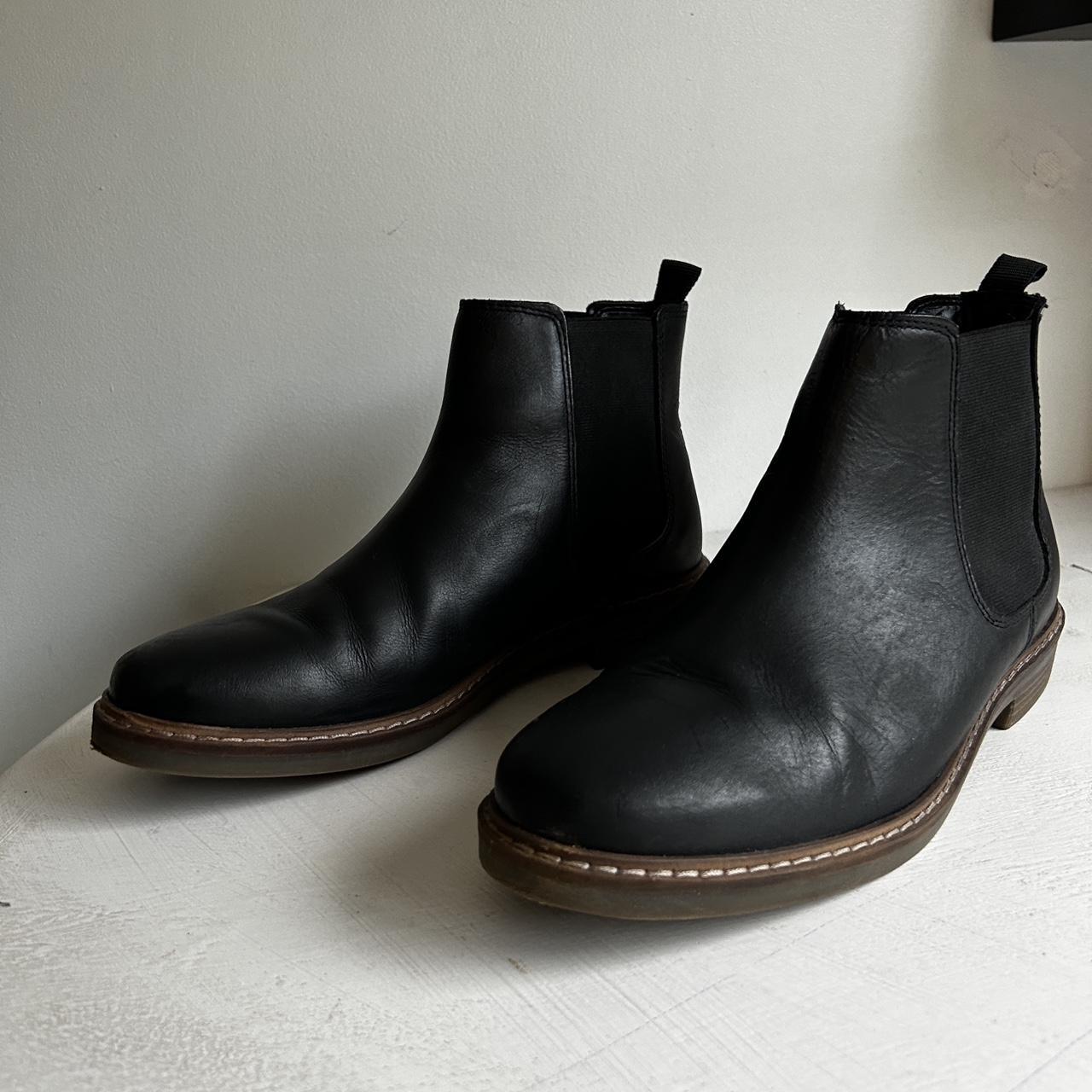 NEXT real leather Chelsea boots size 7 | worn once,... - Depop