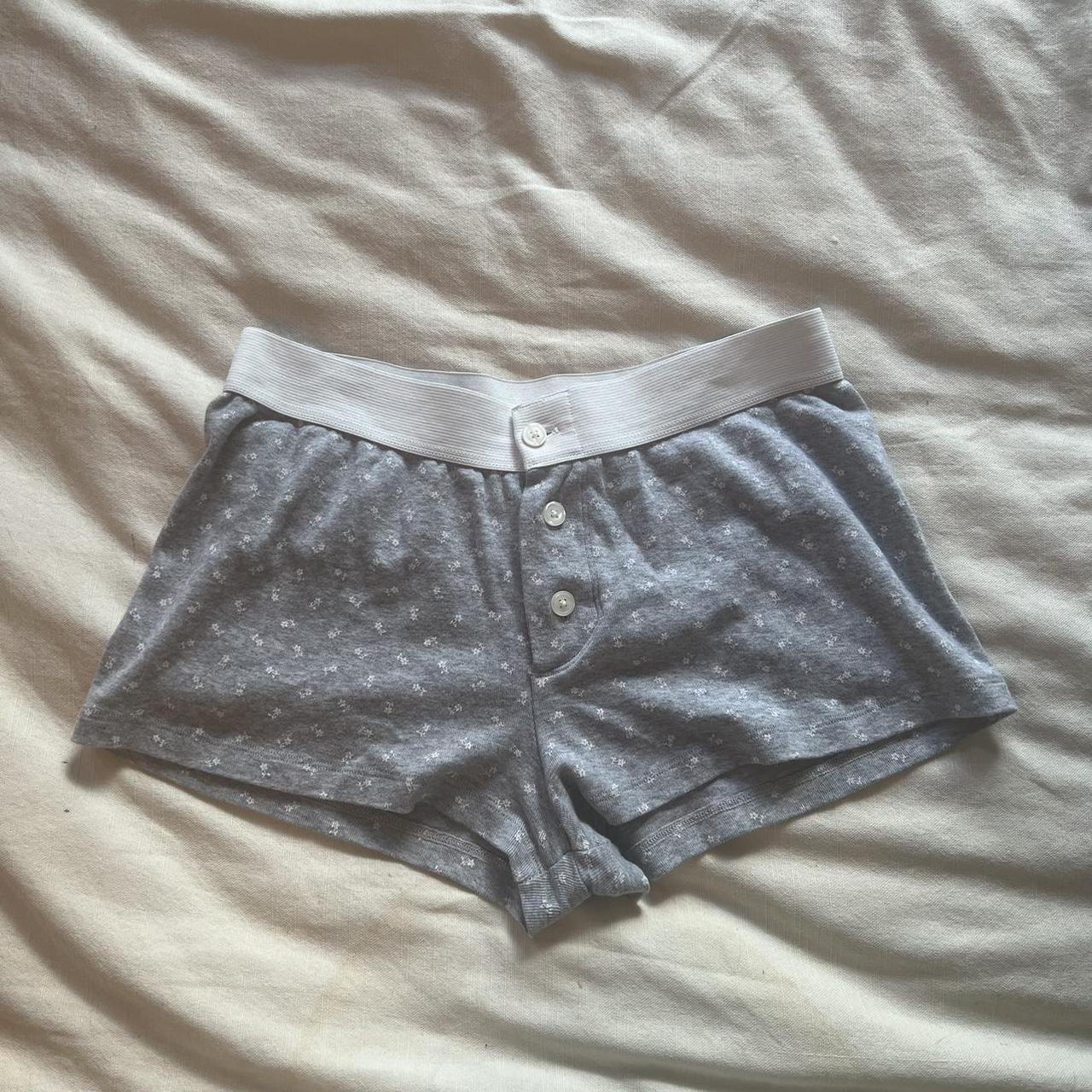 Brandy grey floral boxers! Never worn brand... - Depop