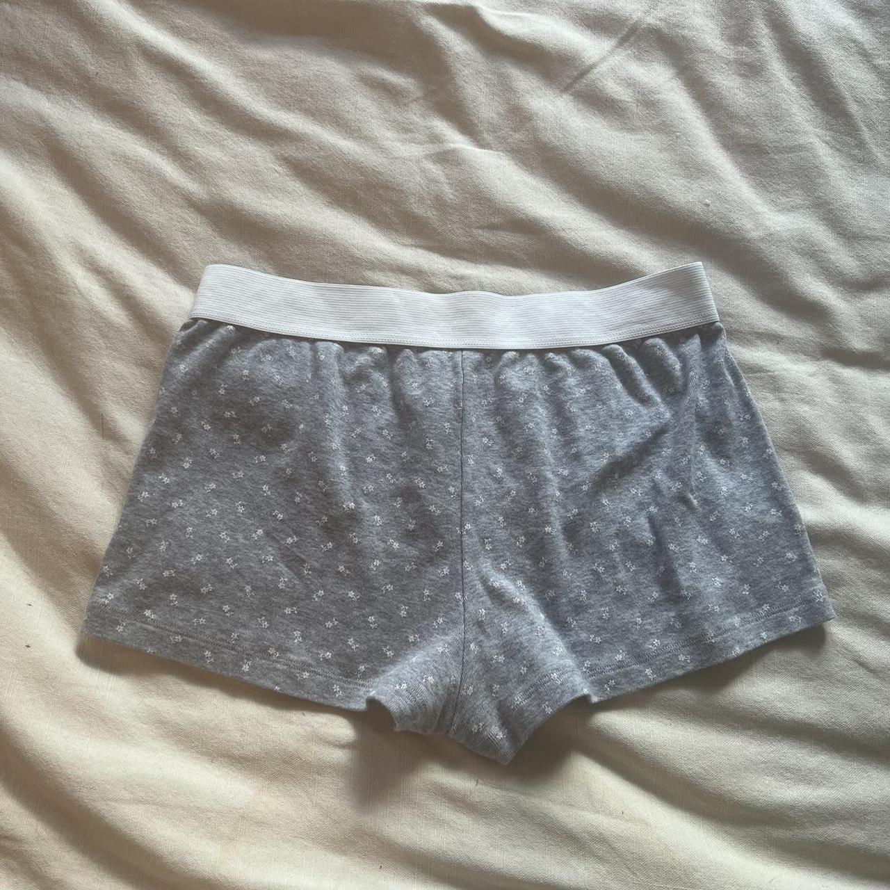 Brandy grey floral boxers! Never worn brand... - Depop