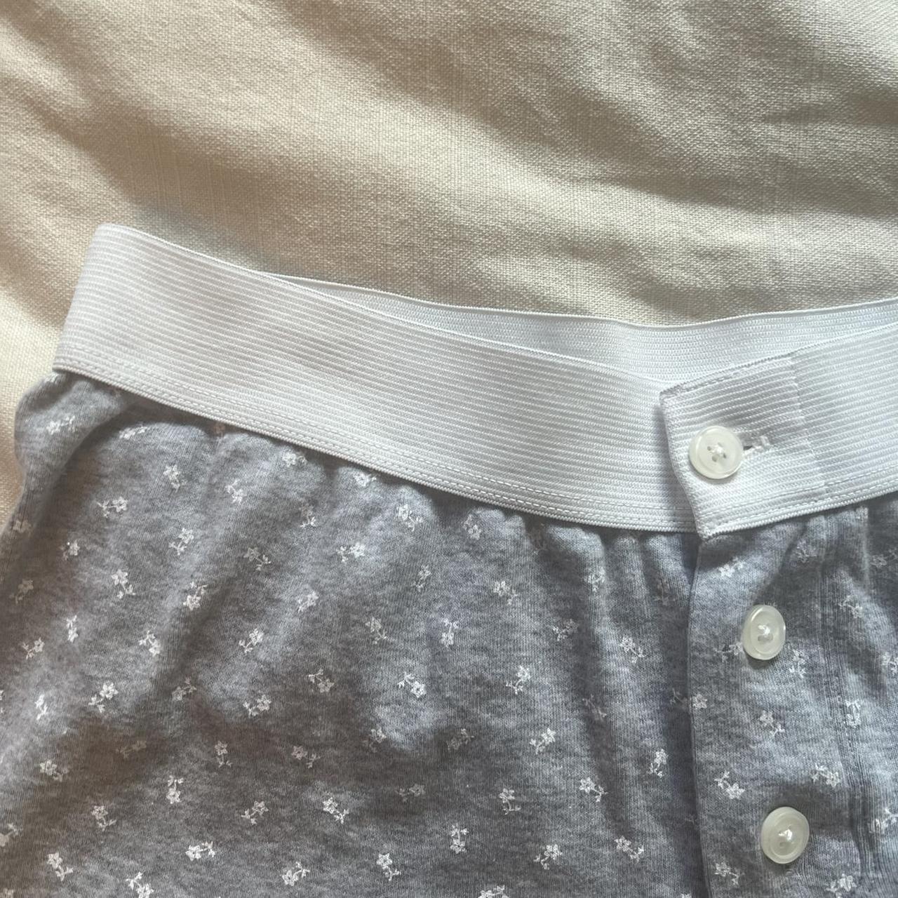 Brandy grey floral boxers! Never worn brand... - Depop