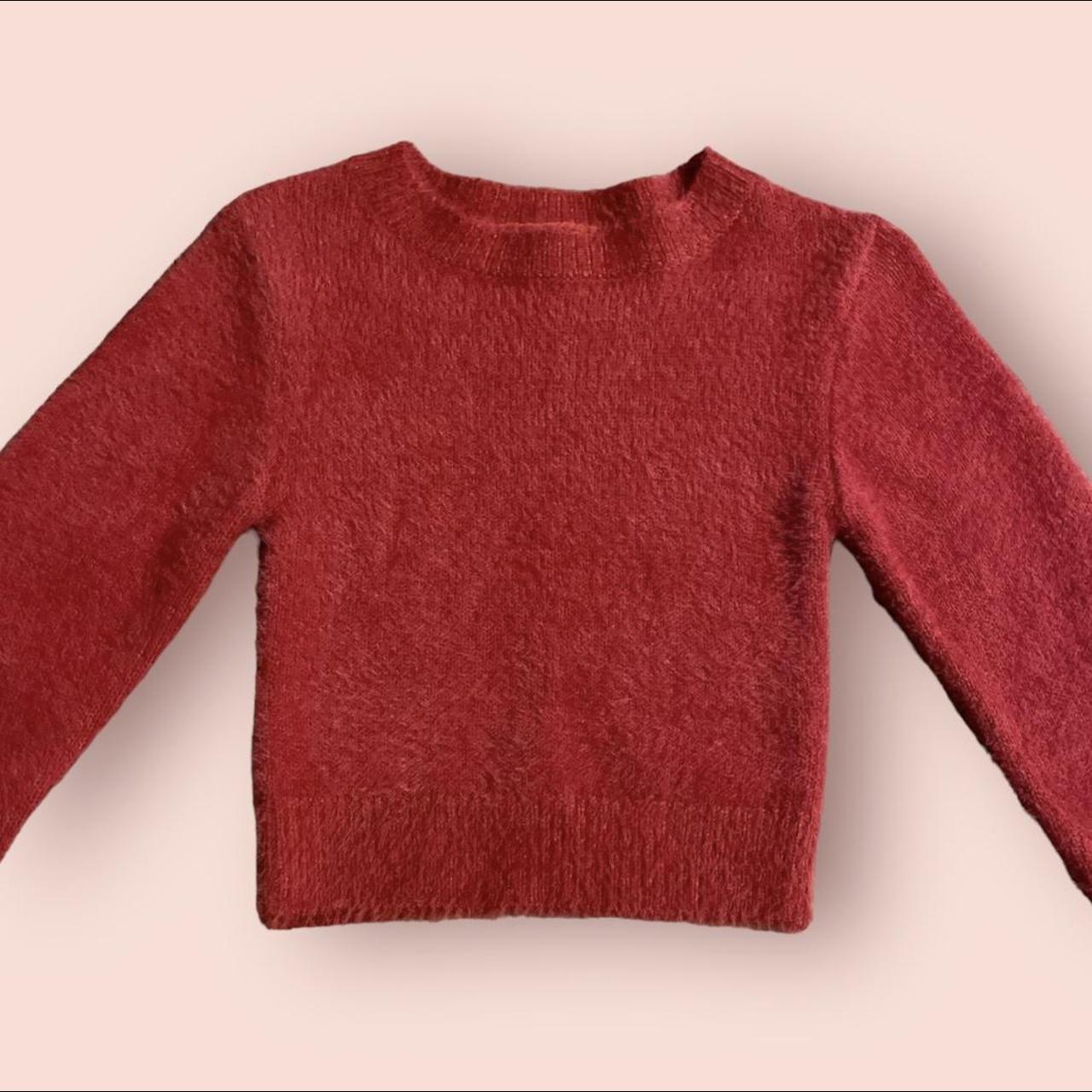 Red Urban Outfitters Crop Sweater!! - So soft and... - Depop