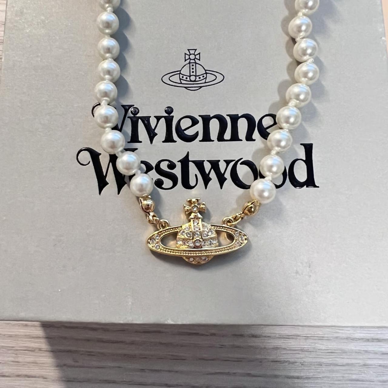Vivienne westwood pearl choker depop store