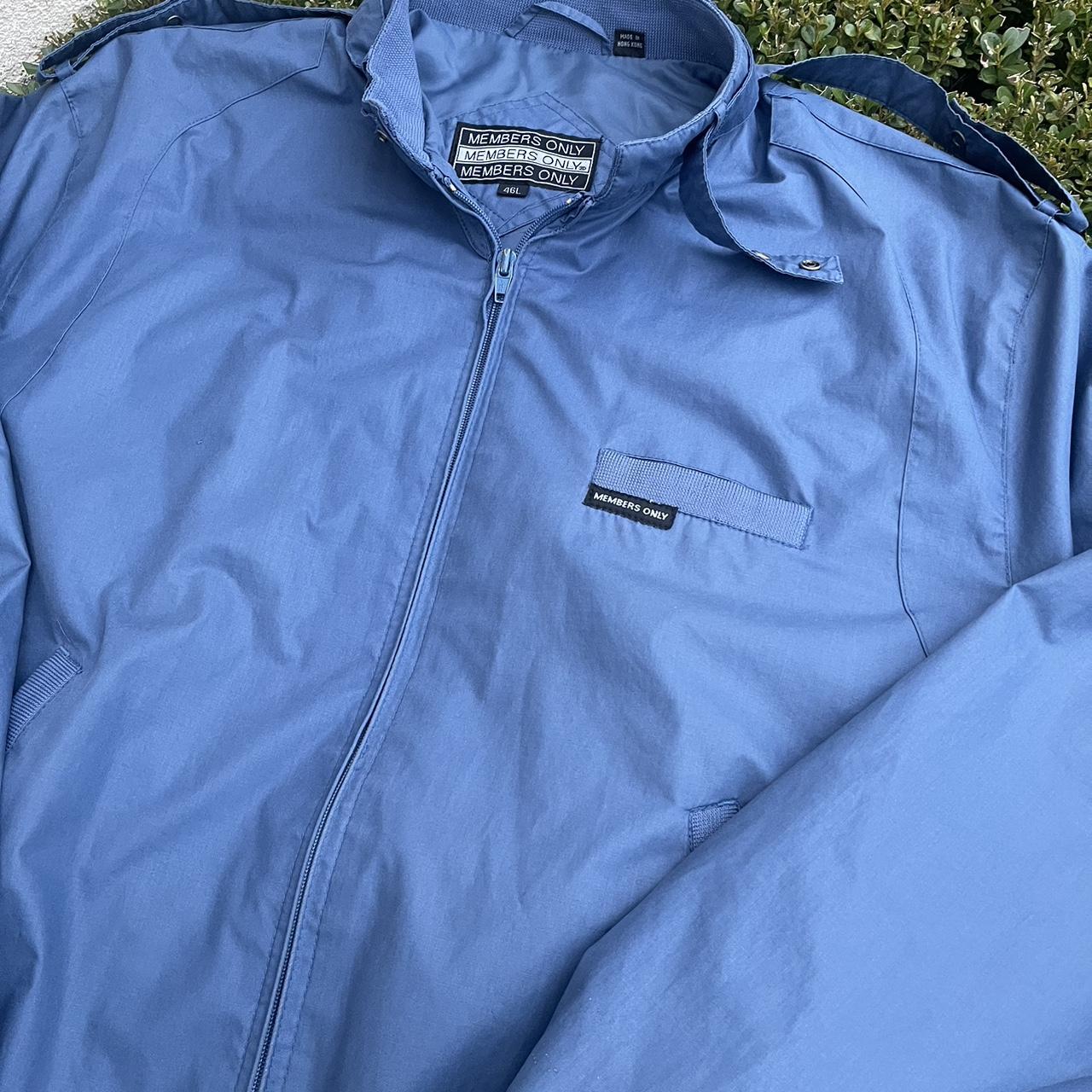VTG Members Only Jacket Blue Very beautiful & well... - Depop