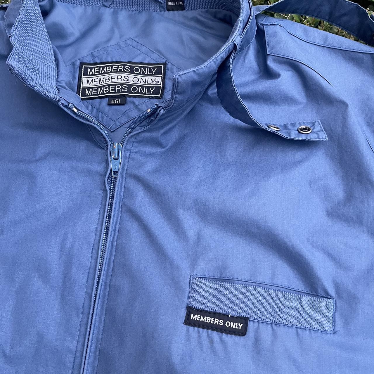 VTG Members Only Jacket Blue Very beautiful & well... - Depop