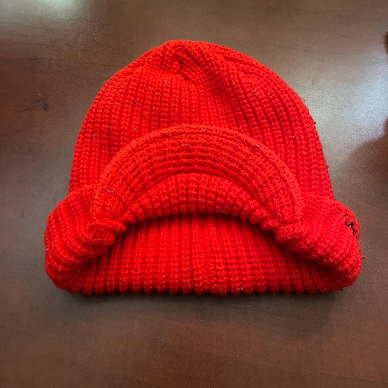 vintage volcom beanie with brim 7/10 condition no... - Depop