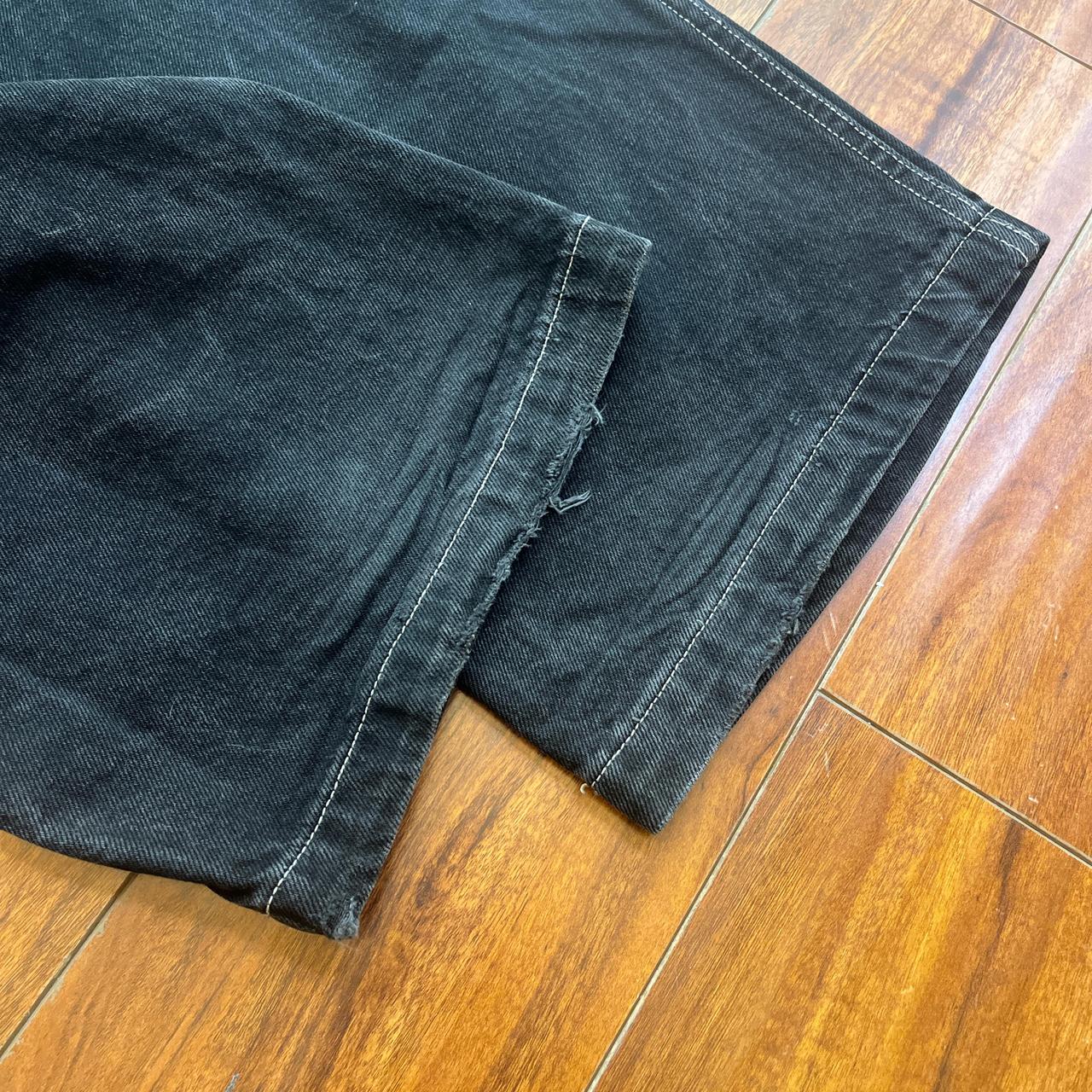 Vintage 90s GRAIL Jnco Jester Black Jeans Size... - Depop