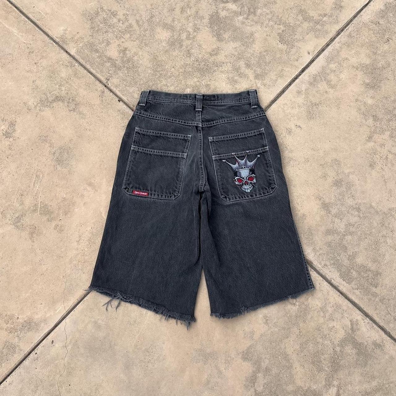 Vintage JNCO Tribal Skull King Jorts Fits a size 29... | Depop