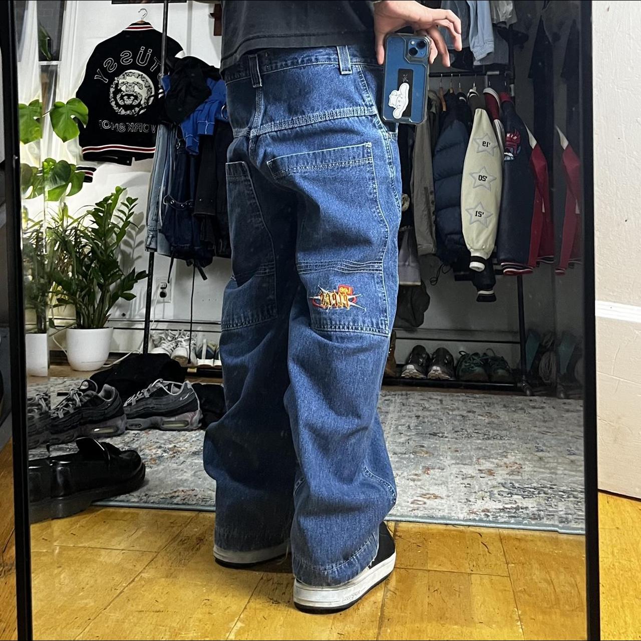 Vintage Y2K Lee Pipe Jeans W28 I26 - Depop