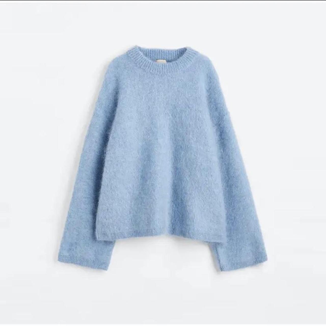 The COMFIEST baby blue jumper 🩵 Such a cute colour... - Depop