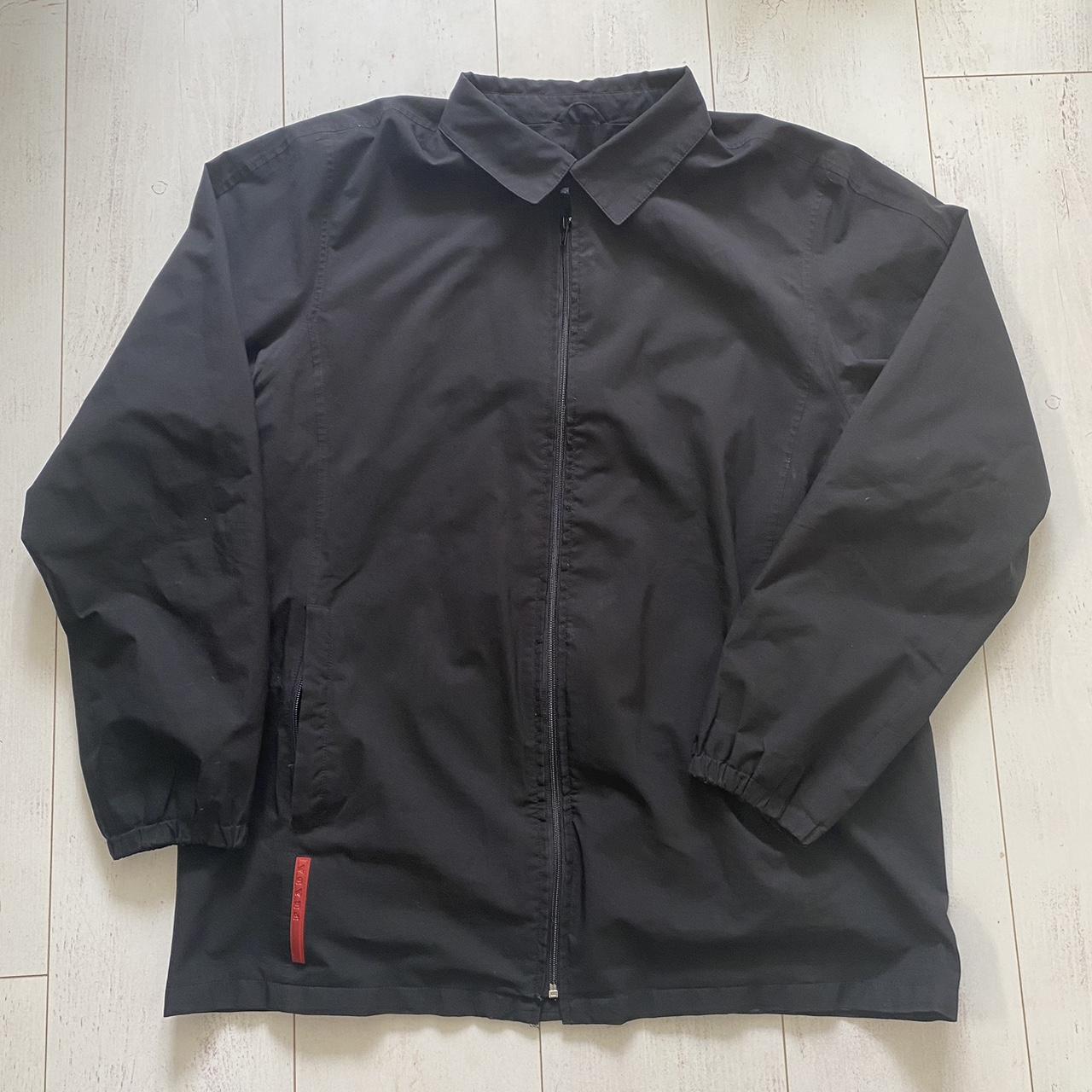Prada zip up gore-tex jacket Size large... - Depop