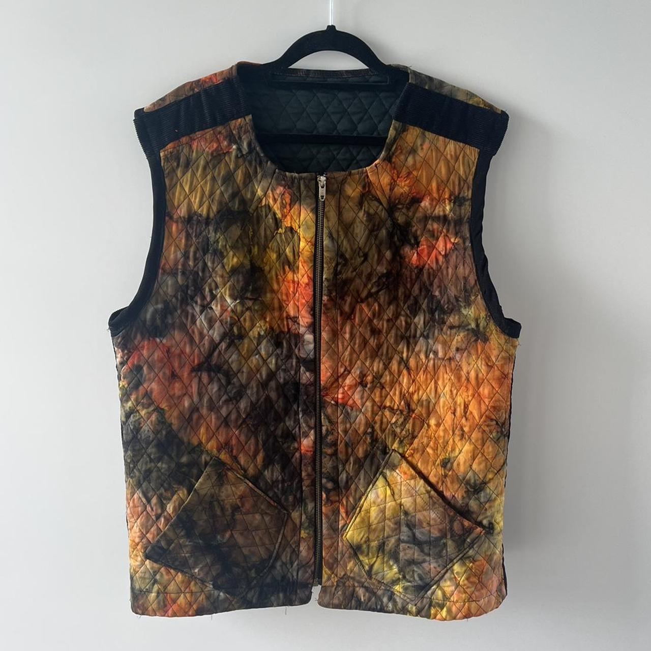Custom Made One Of One Tie Dye Gilet - Depop
