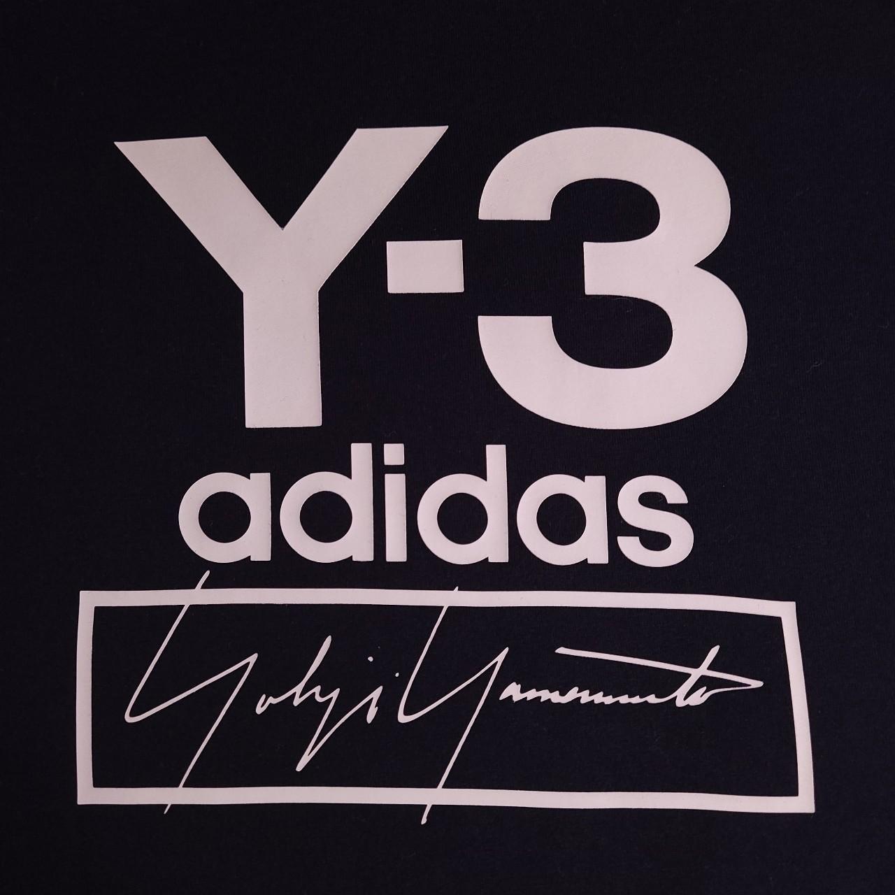 Yohji Yamamoto x Adidas Y-3 signature tee Graphic... - Depop