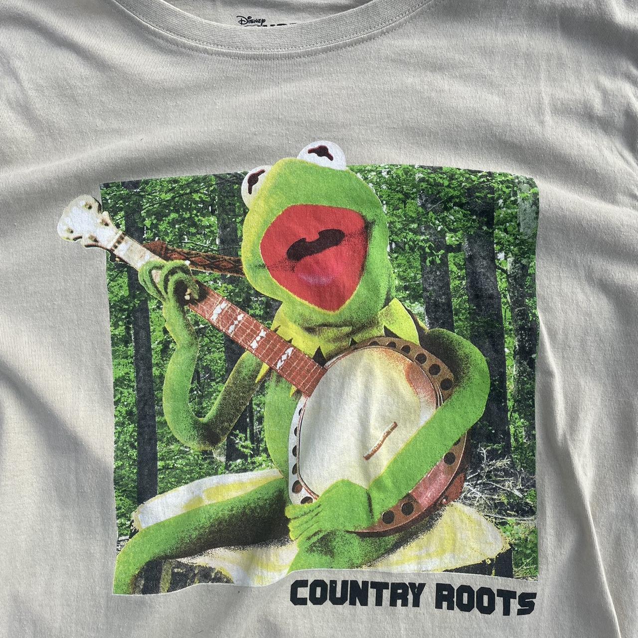 Disney Kermit tee Brand new wore it one to try on - Depop