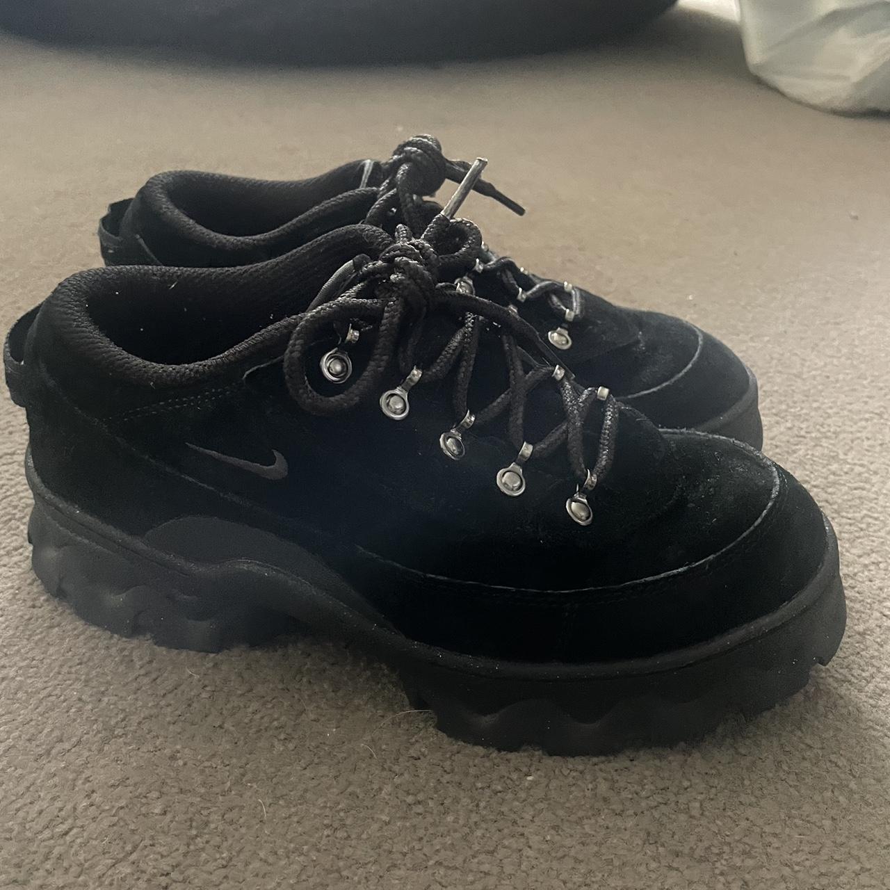 nike shoes platform runners super cute shoes... - Depop