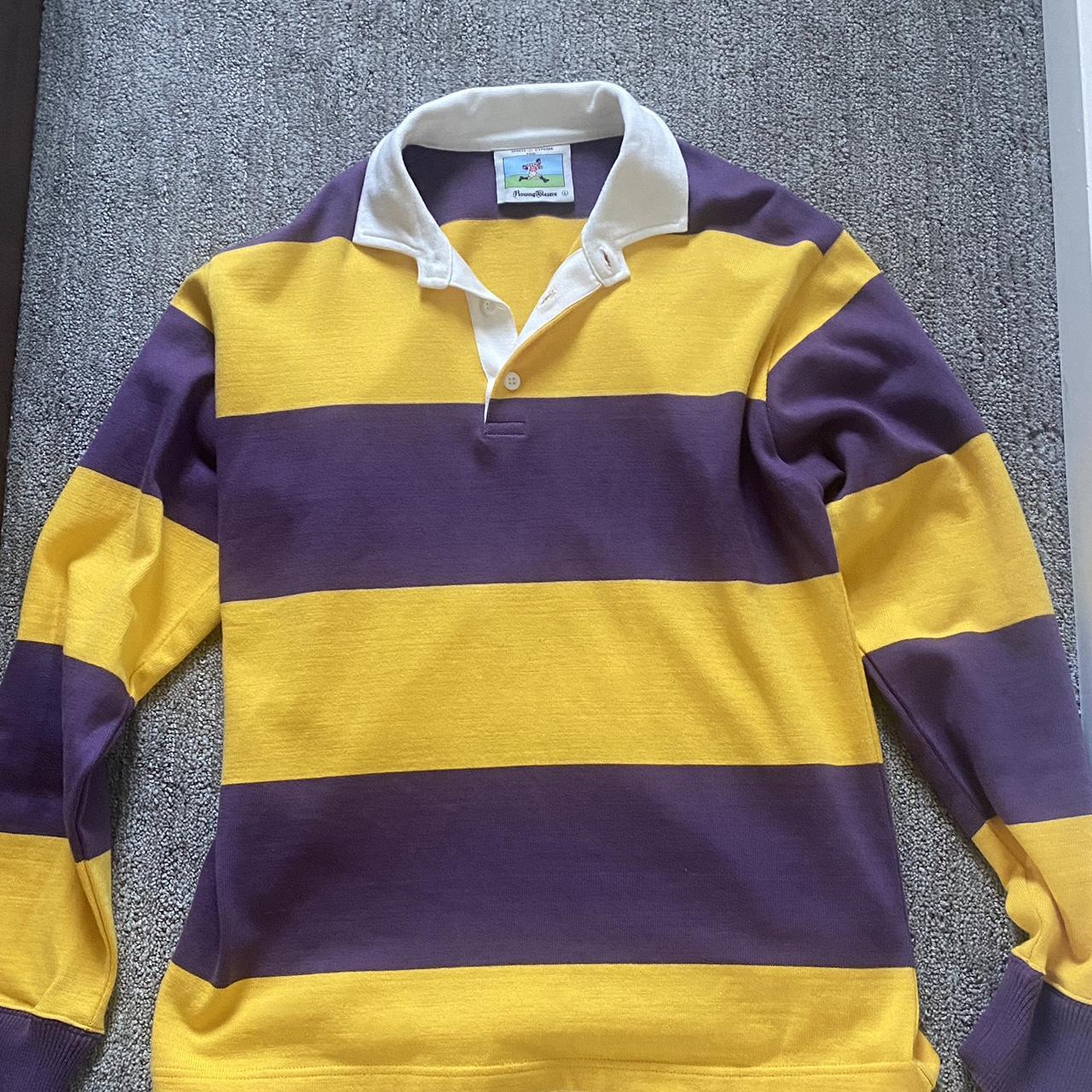 Rowing blazers striped Polo - very comfortable and... - Depop