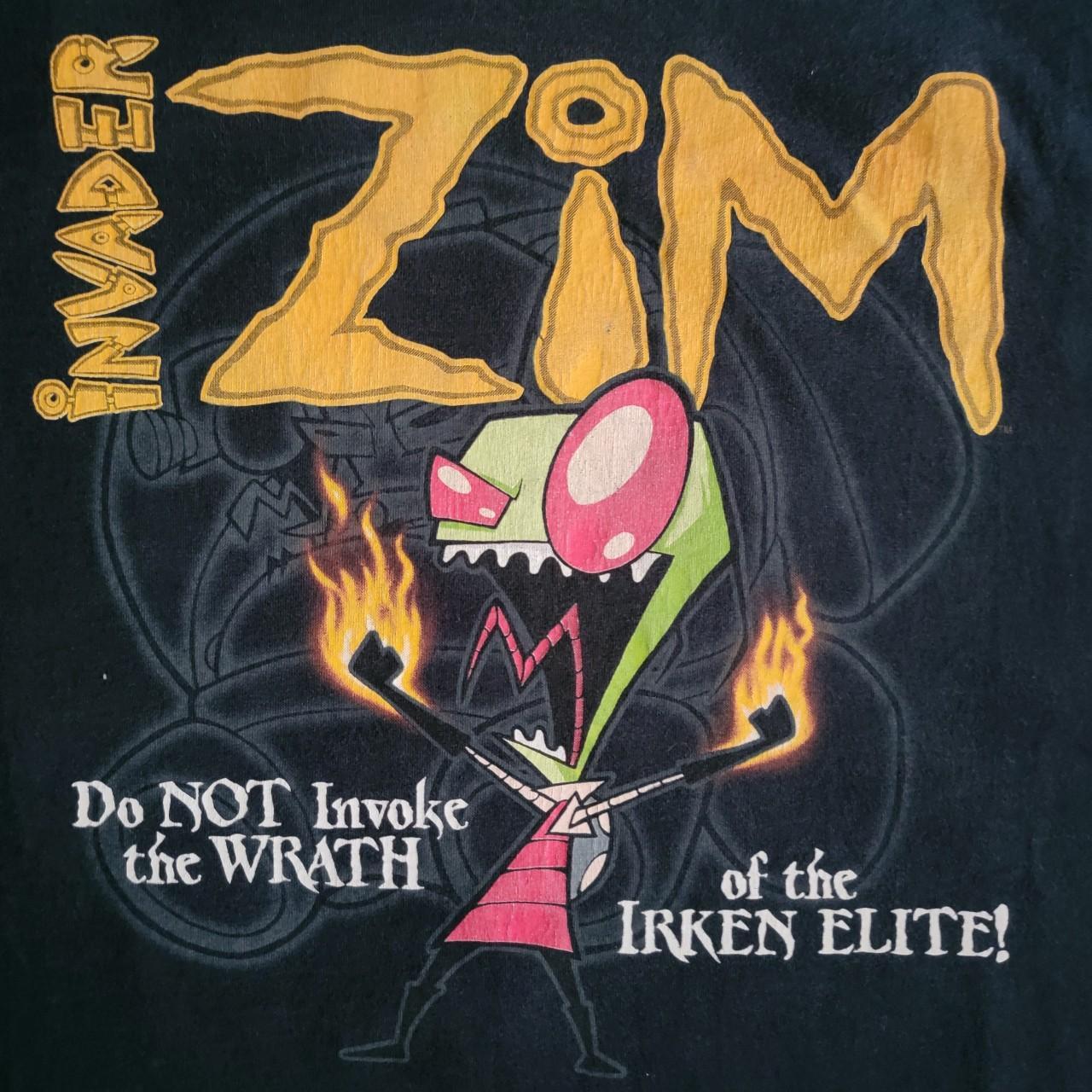 Vintage Invader Zim cartoon shirt - Depop
