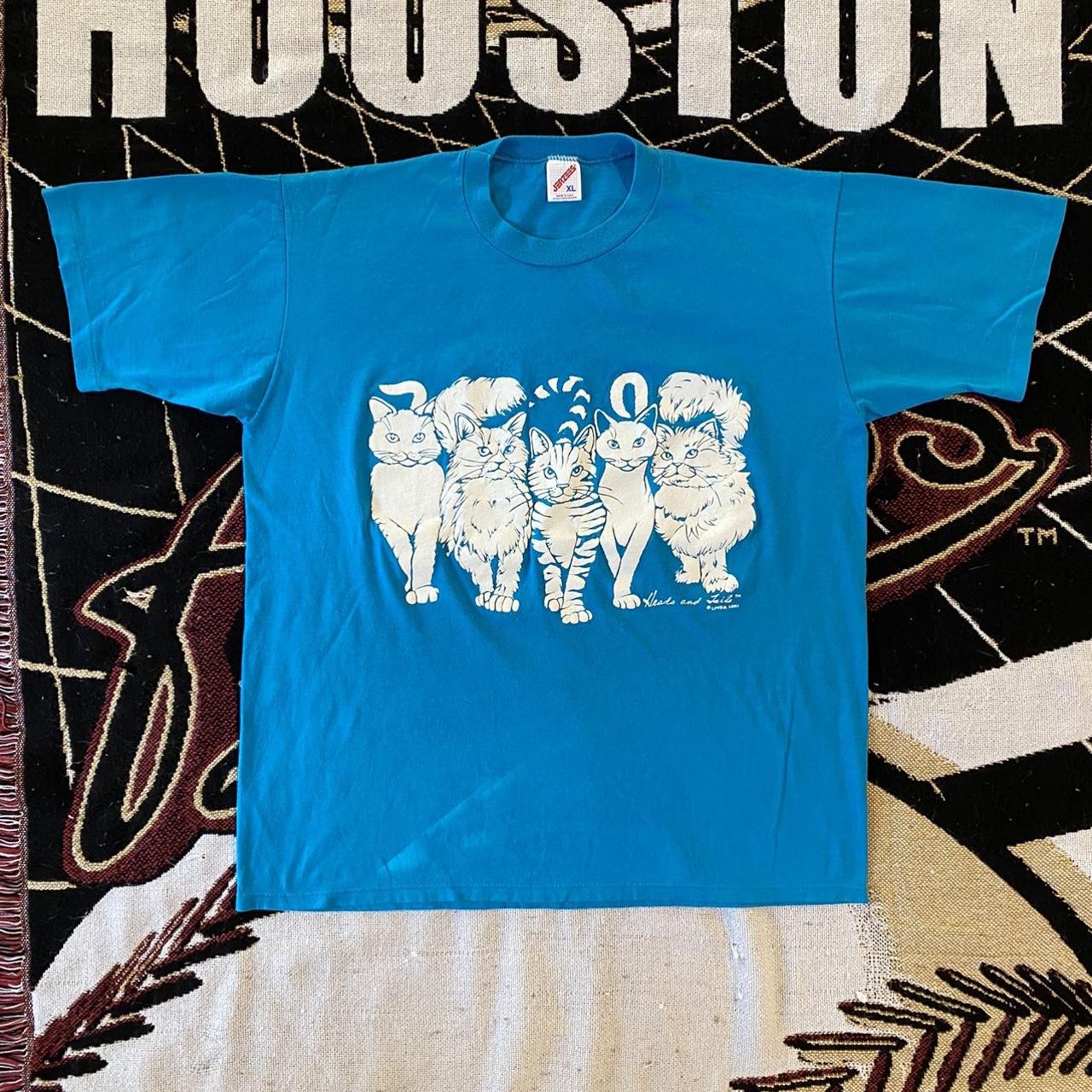 Jerzees Men's Blue T-shirt | Depop