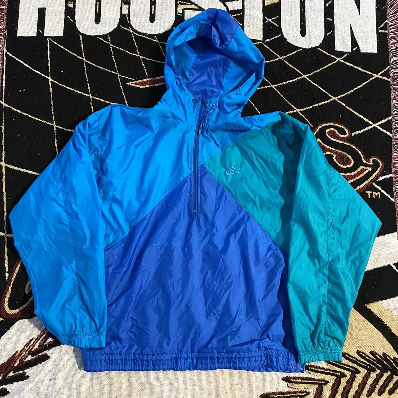 Vintage Nike color block windbreaker Great design... - Depop