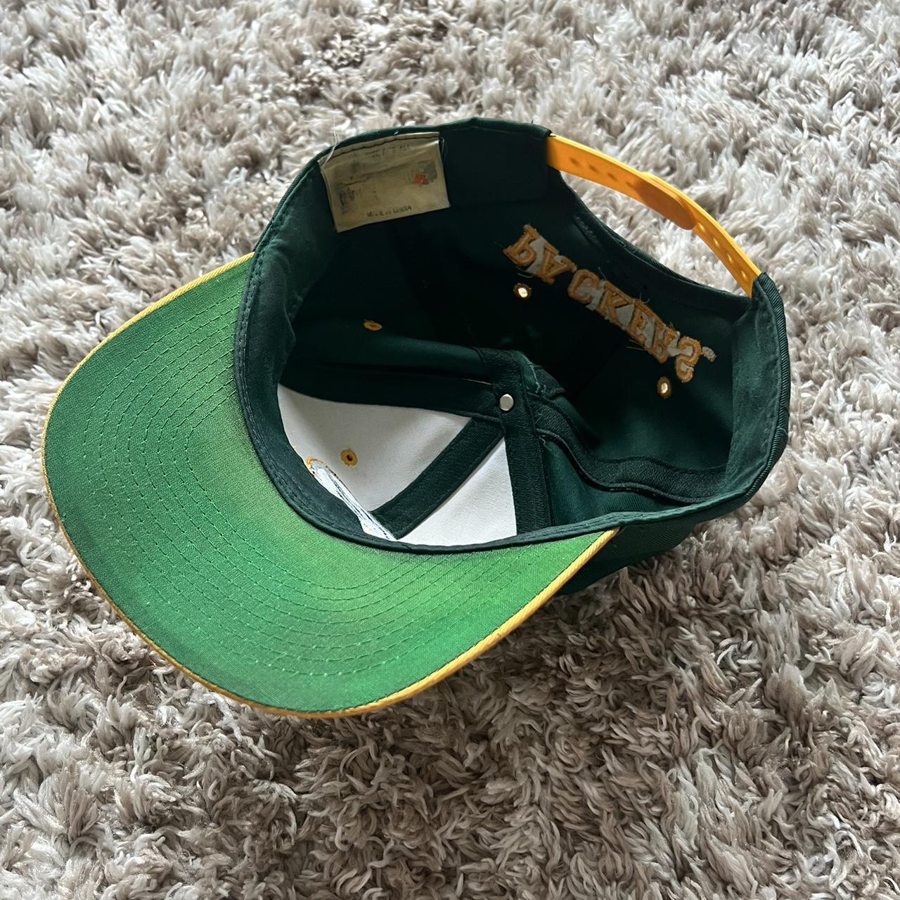 Men's Green and Yellow Hat | Depop
