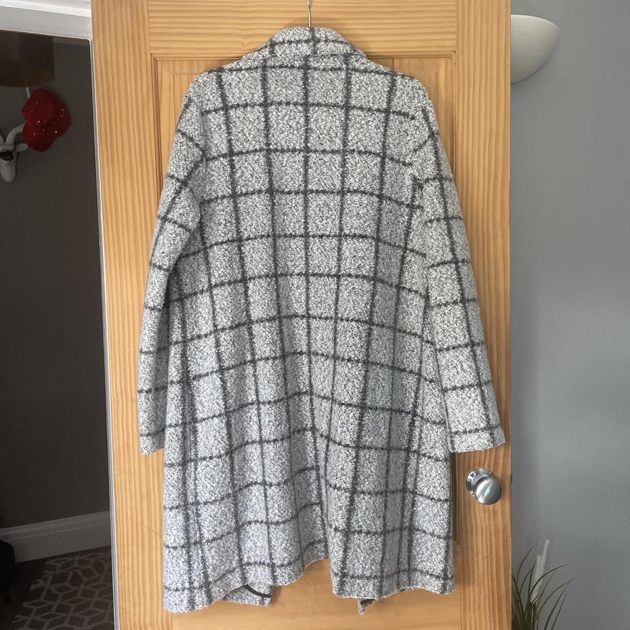 George Asda check long coats size L Used but good... - Depop