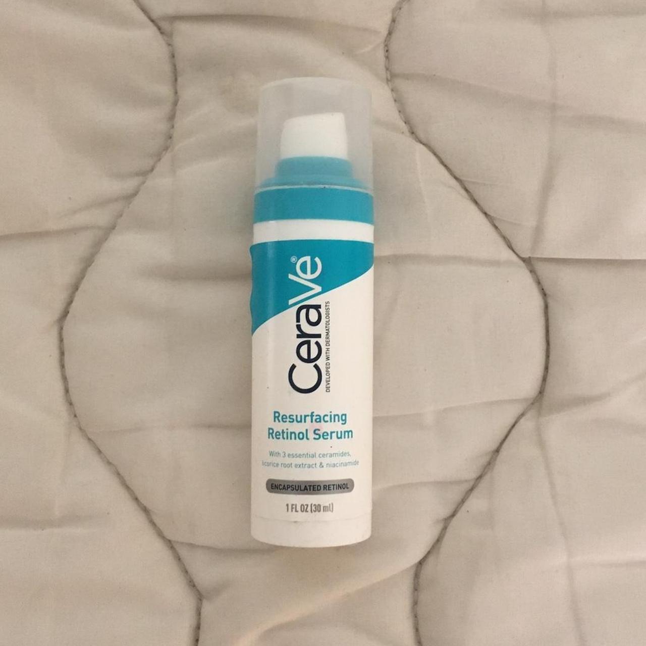 cerave resurfacing retinol serum only used a few... - Depop