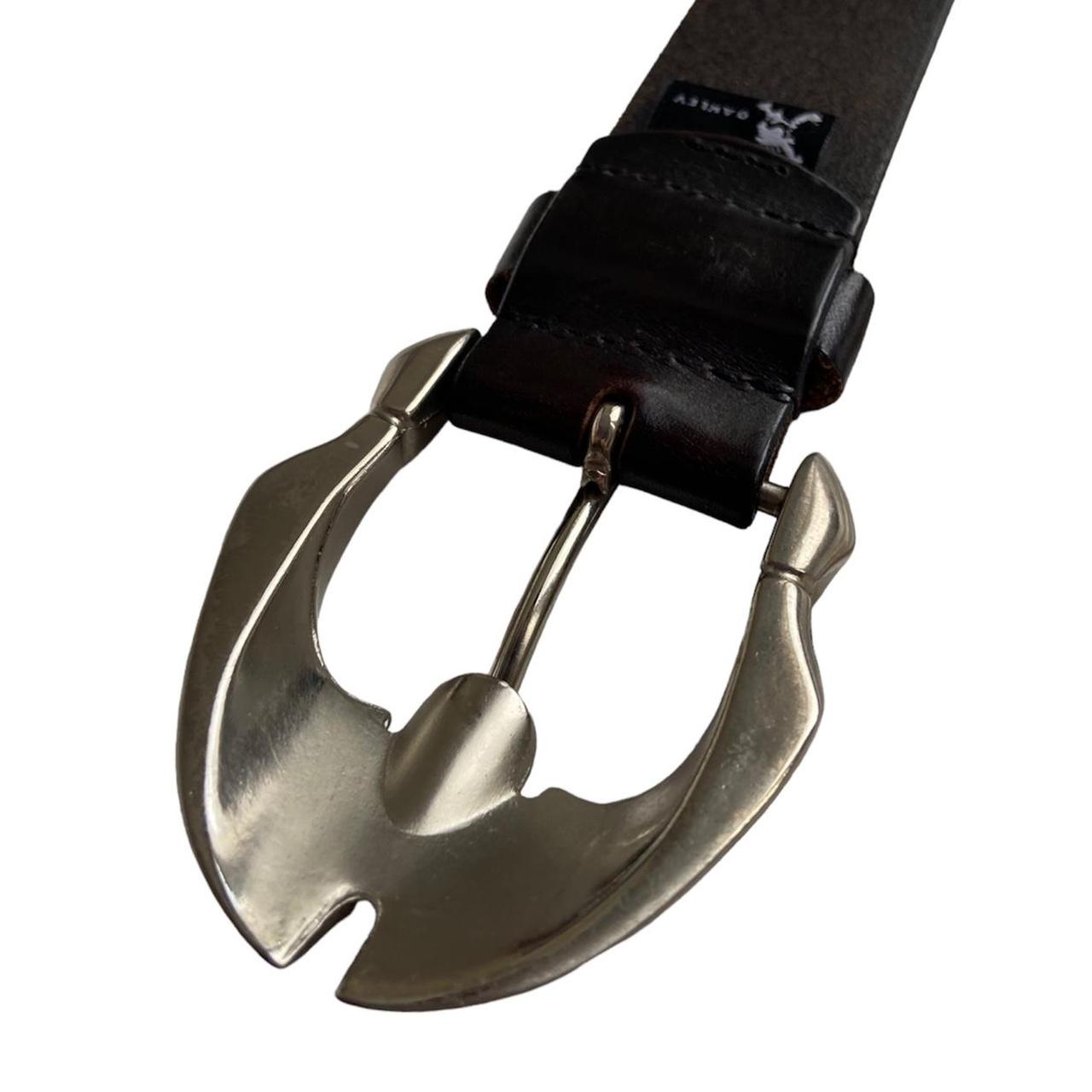 Vintage Oakley Leather Studded Belt Rare item in... - Depop