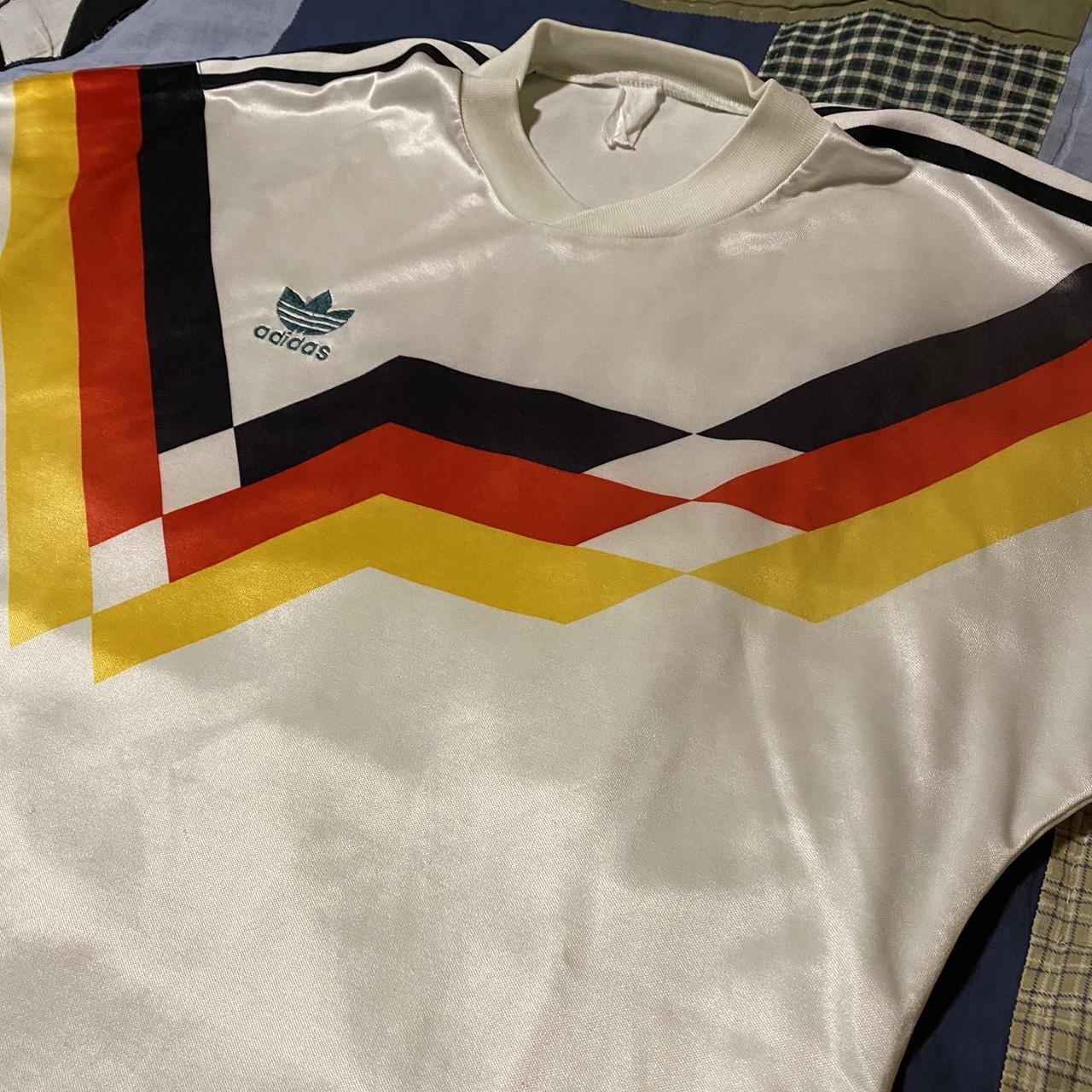 Knock off vintage Adidas Germany soccer jersey or... - Depop