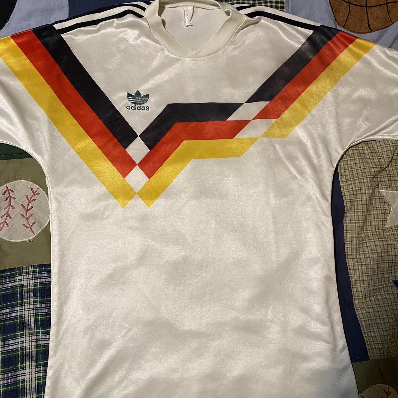 Knock off vintage Adidas Germany soccer jersey or... - Depop
