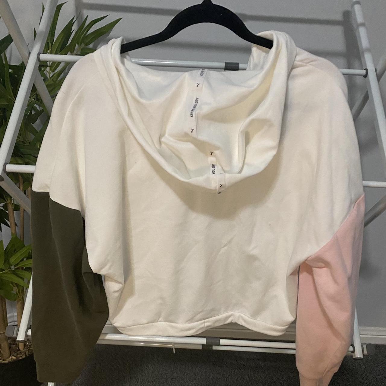 Puma fitness jumper with hoodie Worn once - perfect... - Depop