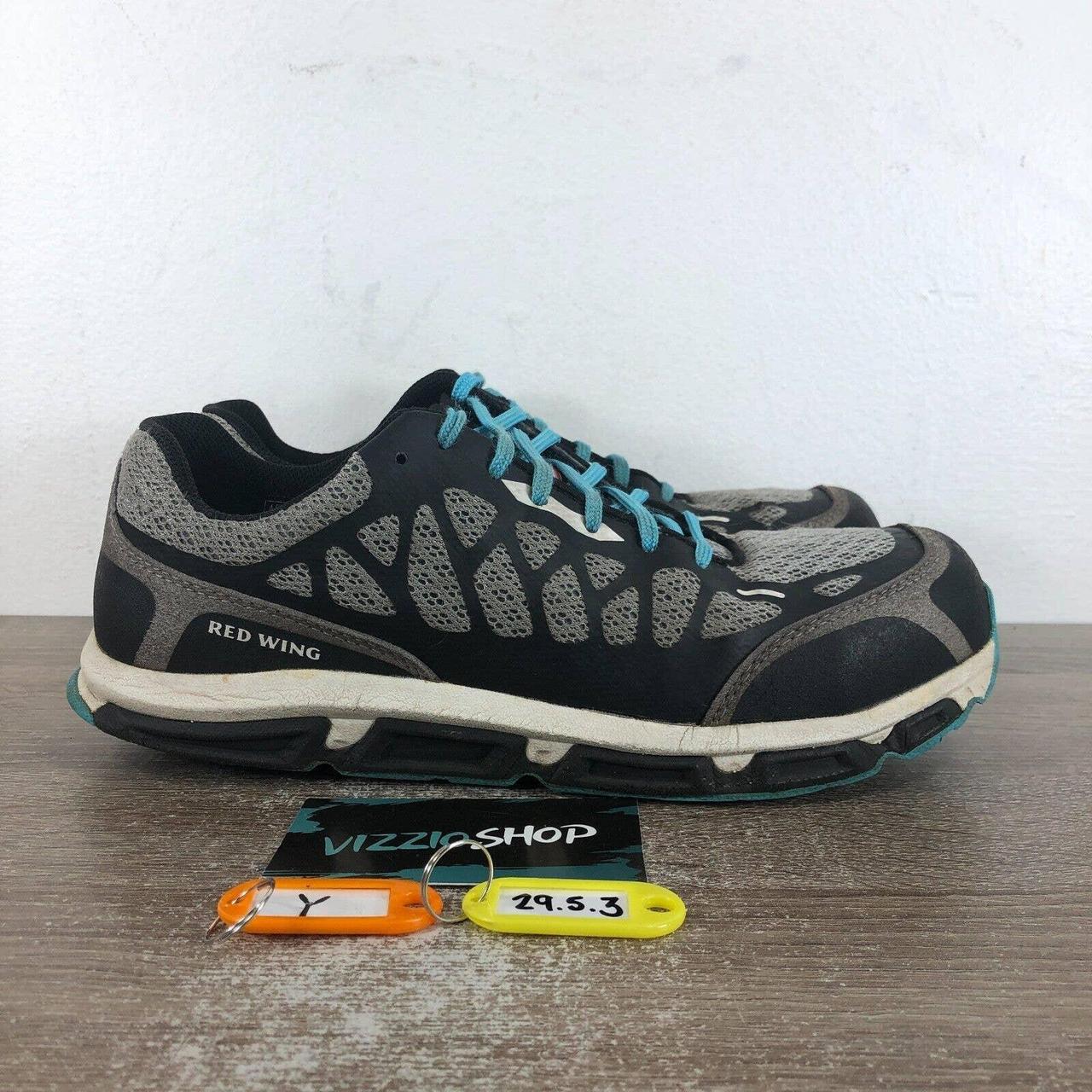 Red Wing Low Top Lace Up Black Blue Running Shoes... - Depop