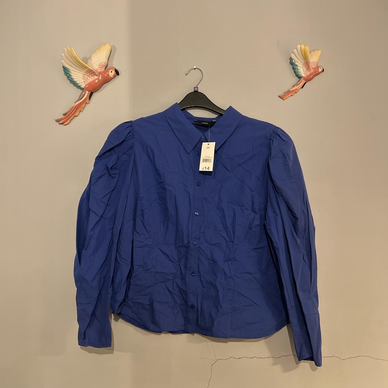 George Women's Blue Blouse | Depop