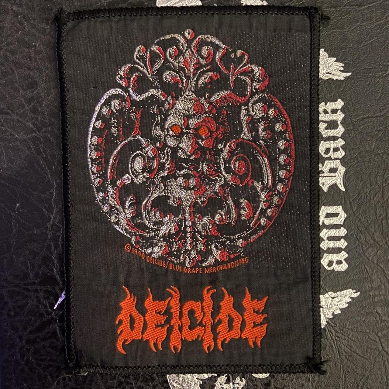 Deicide Vintage Woven Patch used but in great... - Depop
