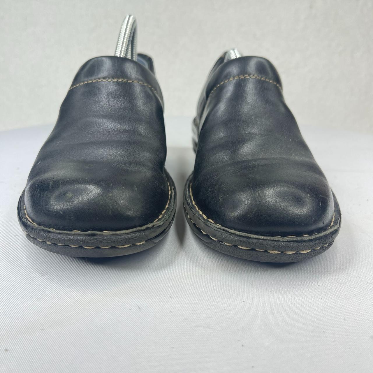 BORN Womens 7 Black Leather Professional Comfort... - Depop