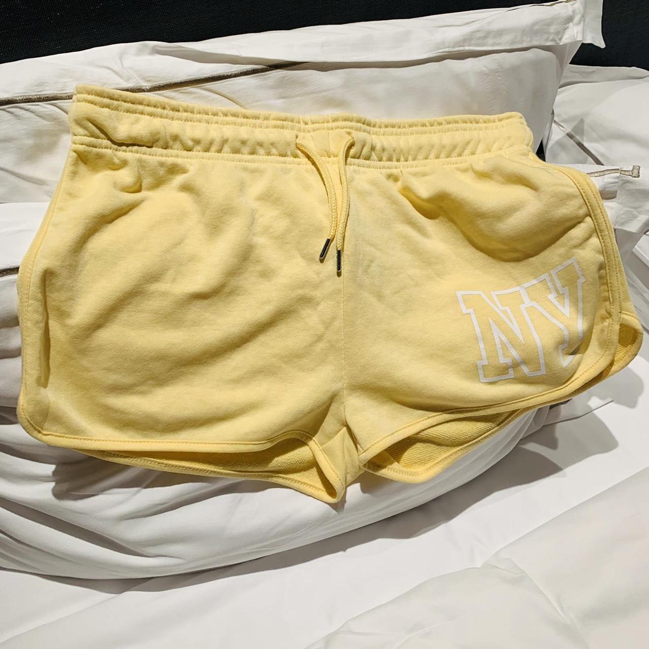 Bright yellow beach shorts. Brand: Primark Brand... - Depop