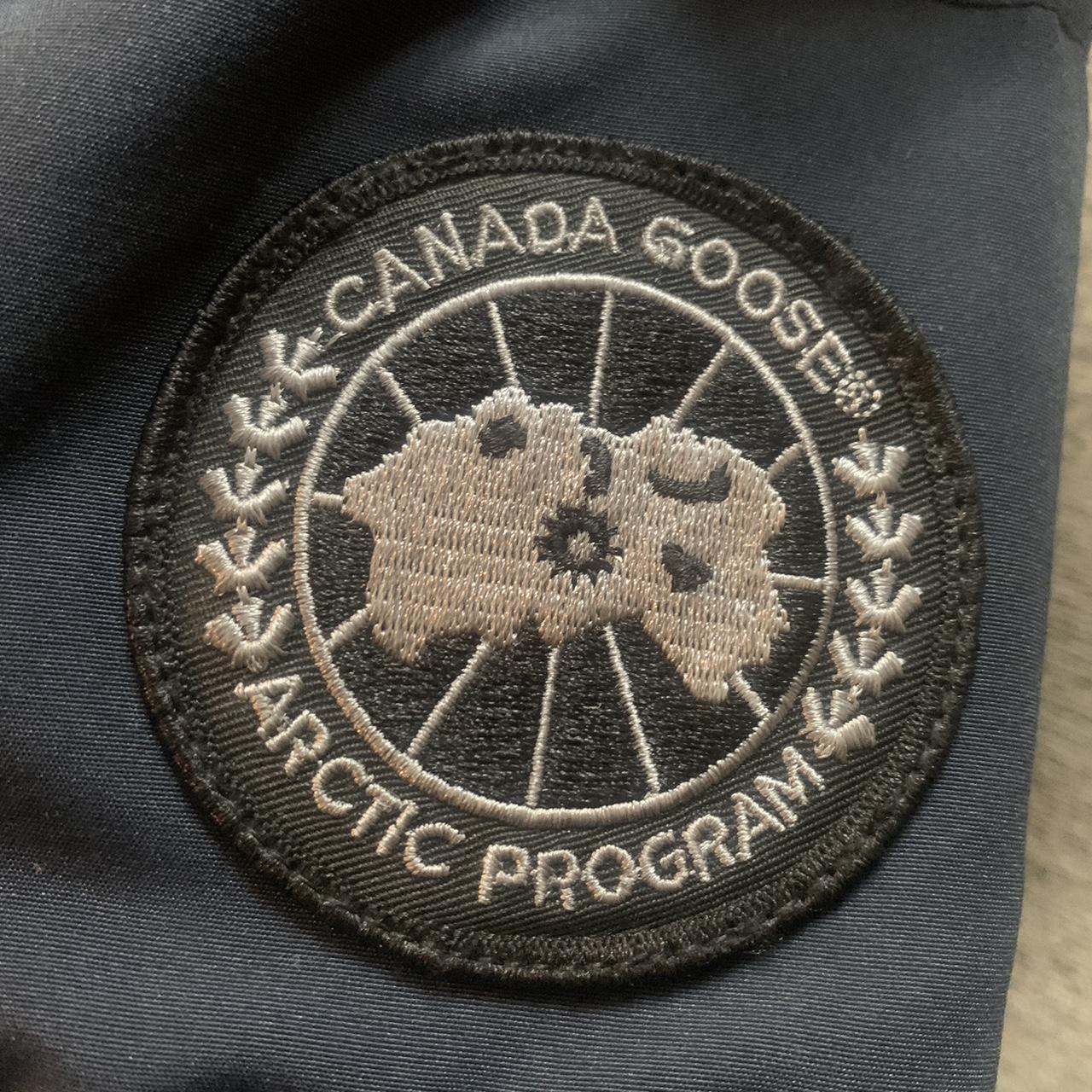 Canada Goose Wyndham Navy (Black Badge) 7/10... - Depop
