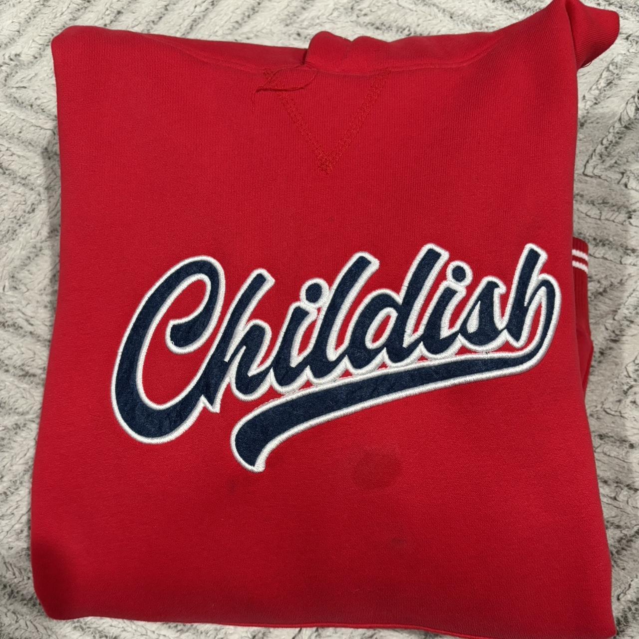 TGF Childish Varsity Hoodie Purchased 2 years ago,... - Depop