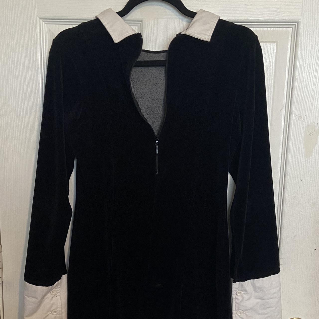 KILLSTAR Wednesday Addams-style velvet dress Size... - Depop