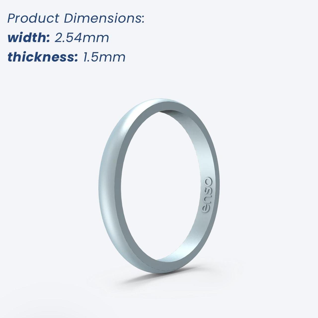 Enso halo silicone ring Color: “yeti,” an... - Depop