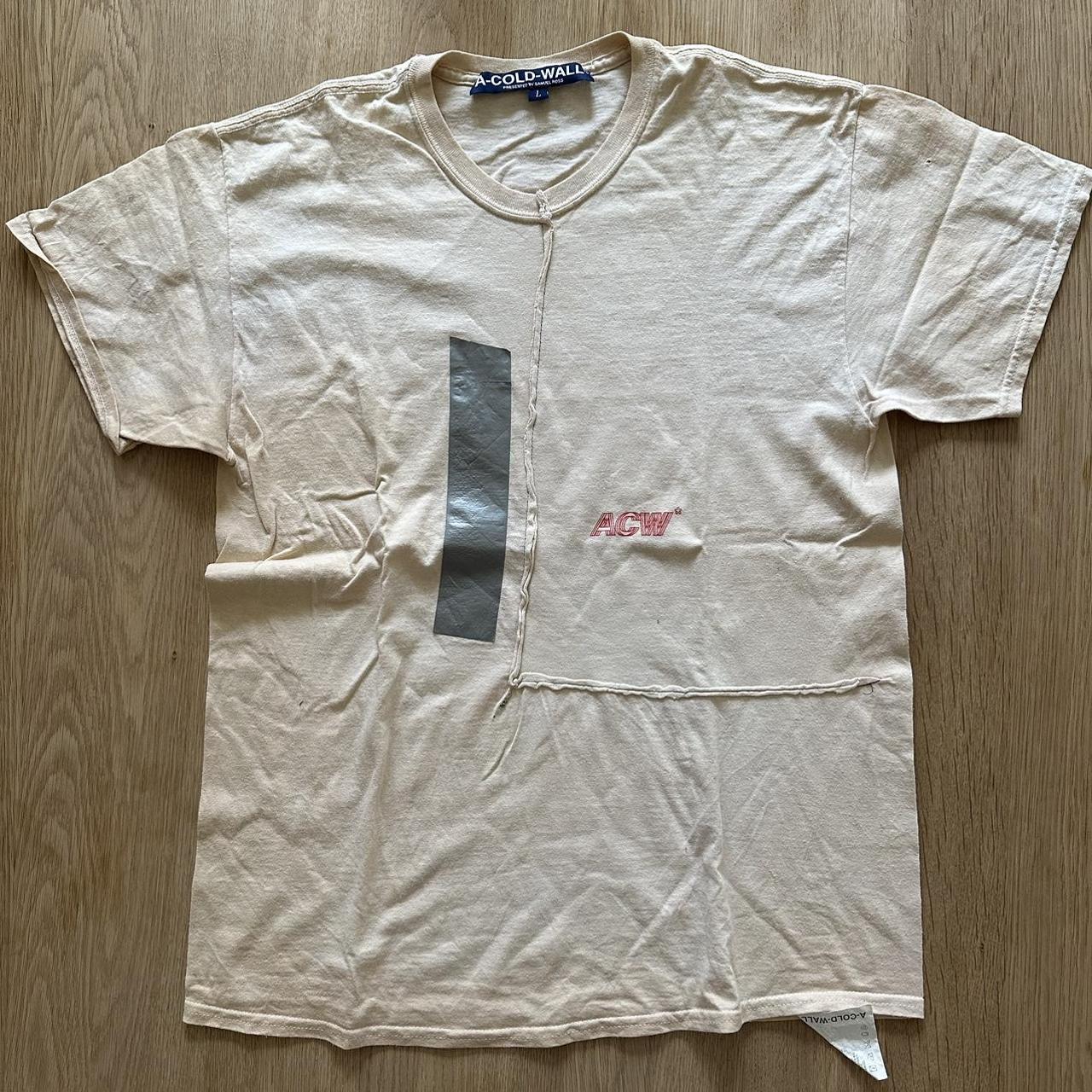 ACW A COLD WALL TSHIRT GOOD CONDITION LARGE... - Depop
