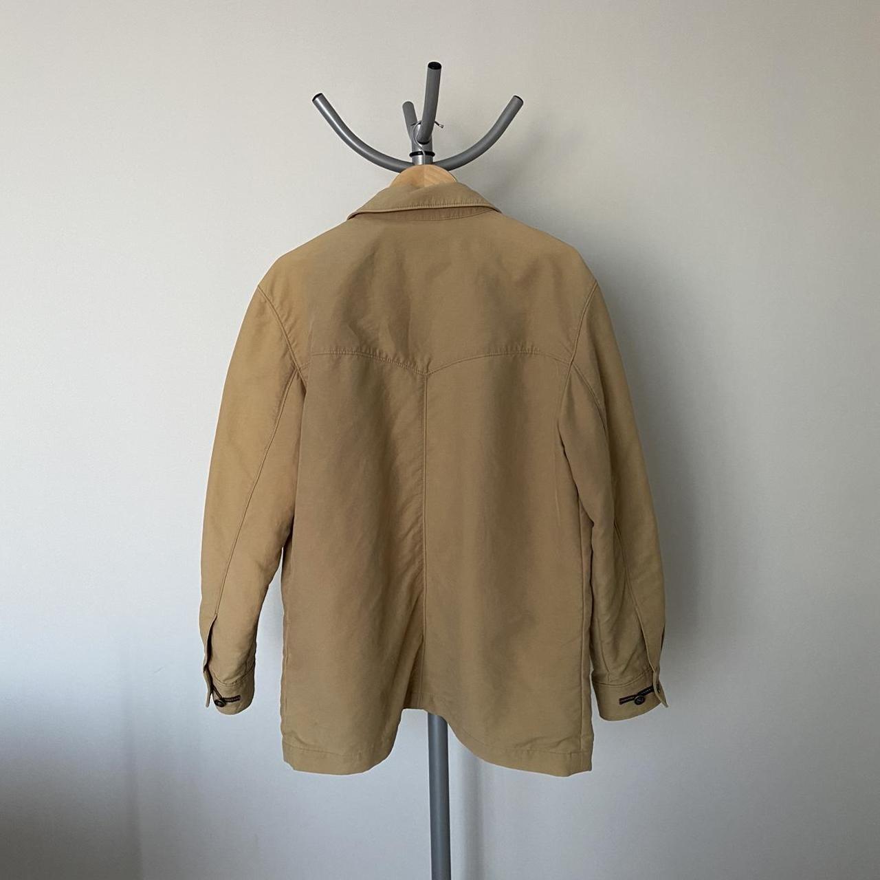 Vintage Michele Rene jacket Colour: beige/sand Size: XL - Depop