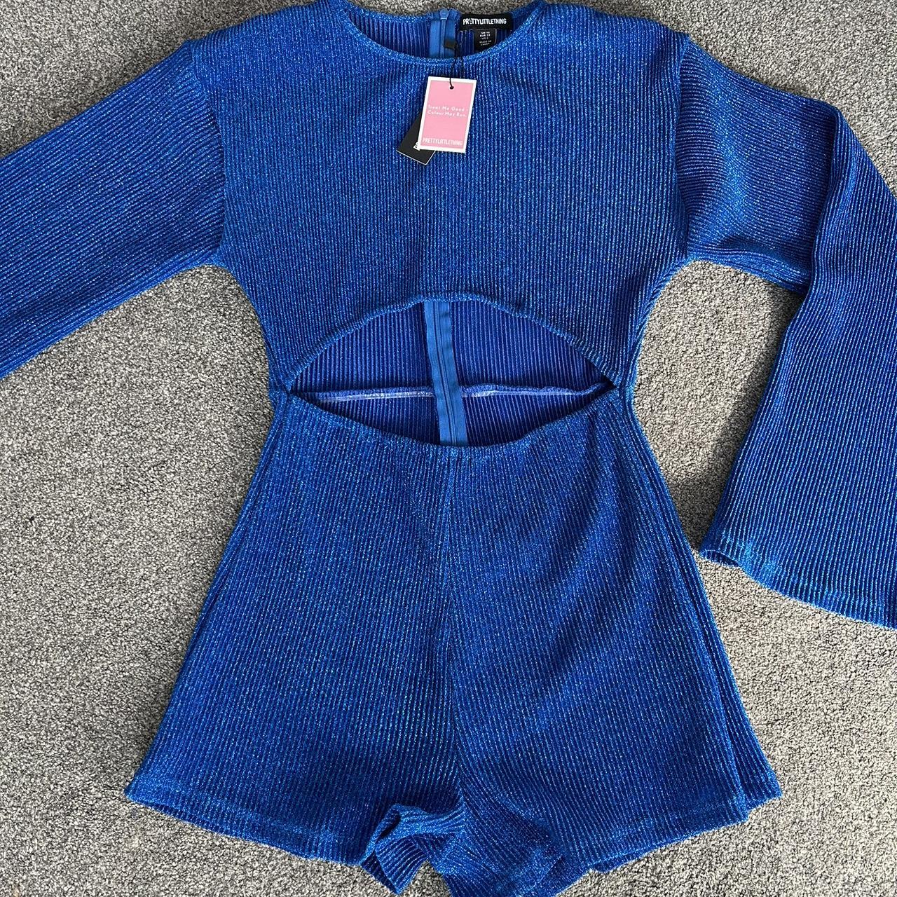 PLT Blue Playsuit💙 BNWT - size 10 Gorgeous playsuit... - Depop