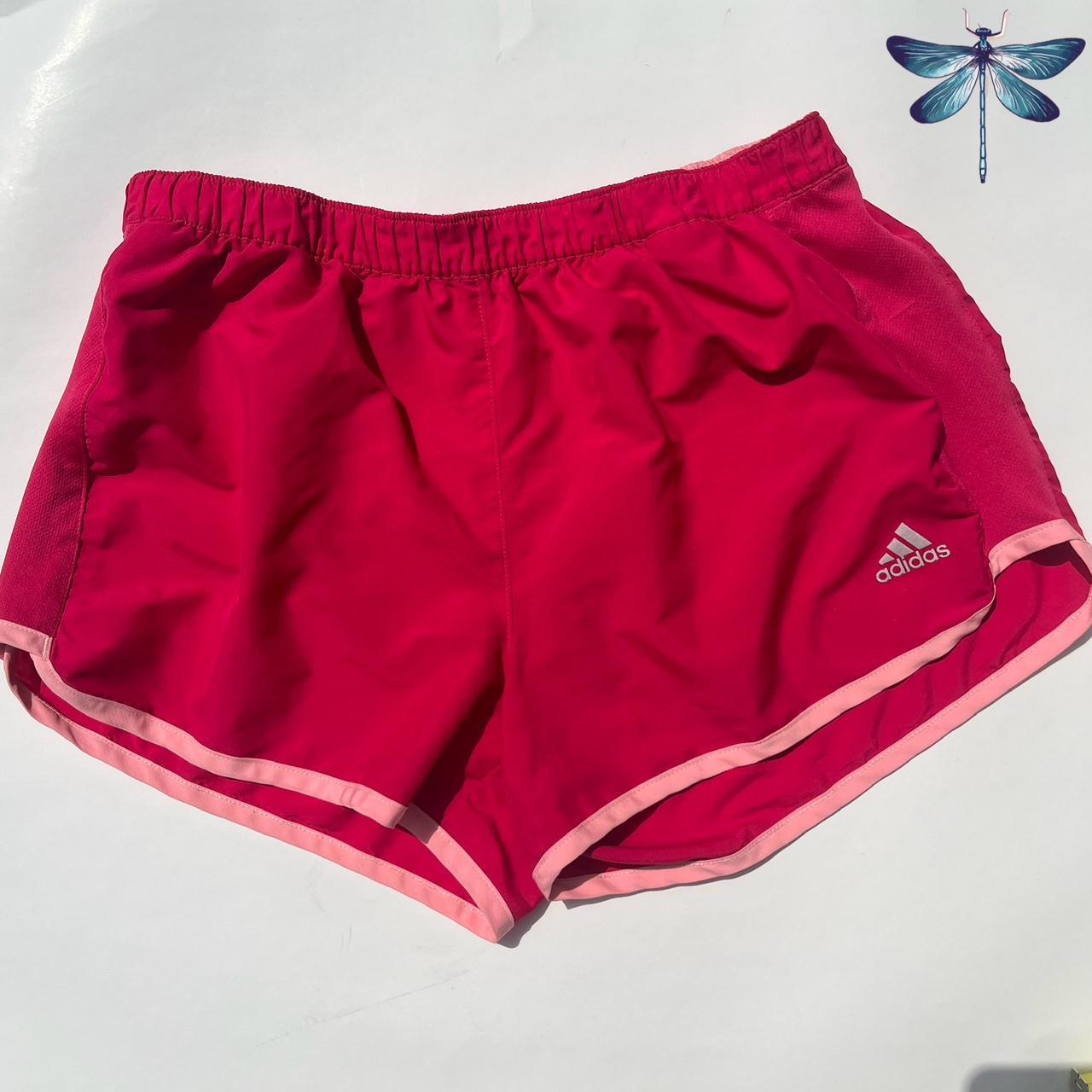 Adidas Climalite Pink Shorts Two Tone Running... - Depop