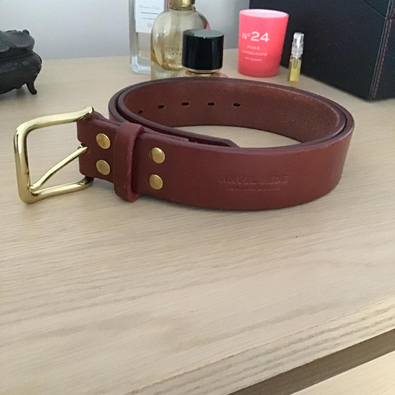 **Anvil Hide Leatherworks full grain leather belt... | Depop